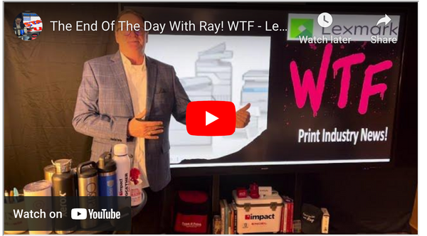 The End Of The Day With Ray! WTF - Lexmark Interview In ENX Magazine ...