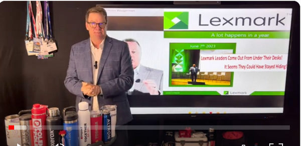 The End Of The Day With Ray! Lexmark, "A Lot Happened In A Year" Yet S ...