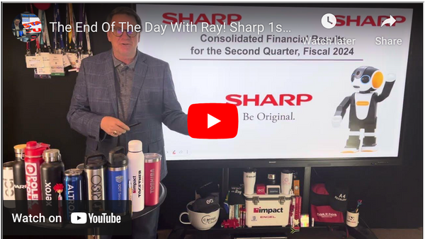 The End Of The Day With Ray! Sharp 1st H FY24! Had A Boom In Bottom-Li ...